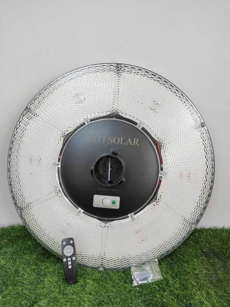 Đèn năng lượng mặt trời PITI Solar mẫu UFO Kim Cương 3 màu 600W ...